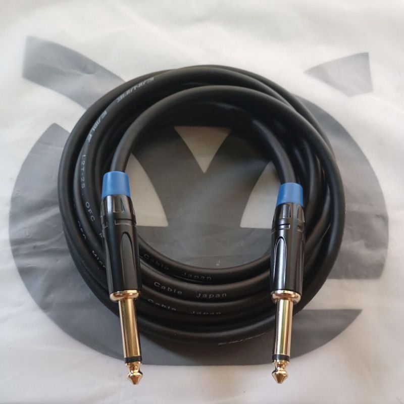 Jual kabel jack gitar kabel jumper efek gitar Bass 1 meter | Shopee ...