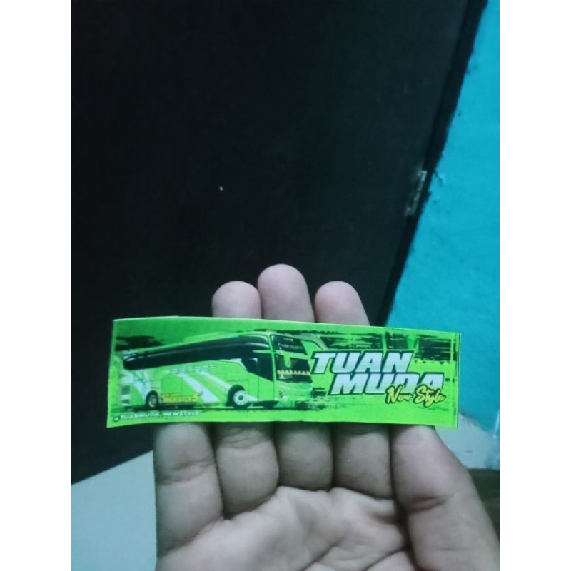 Jual stiker bus asyrof ( tuan muda ) asli dari PO vinly graftac 5 RB ...