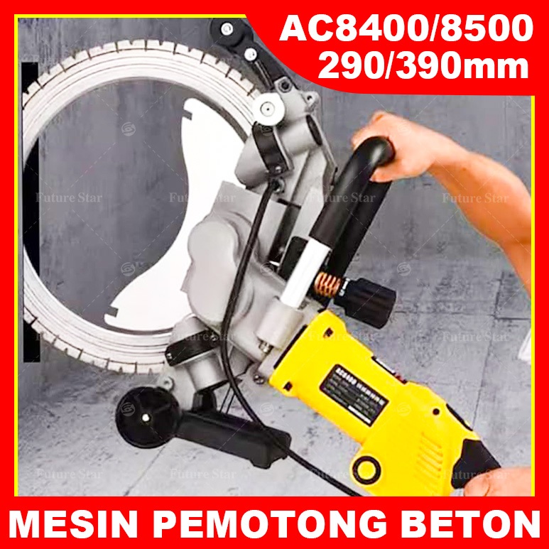Jual Mesin Pemotong Beton Listrik 390mm 290mm Concrete Wall Cutting ...