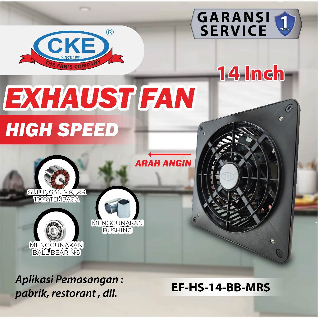 Jual Wall Exhaust Fan High Speed 14 Inch Kipas Hexos Tipe Dinding ...