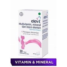 Jual ELEVIT MULTIVITAMIN BOX 30 Tablet , MINERAL, TRACE ELEMEN DAN ...
