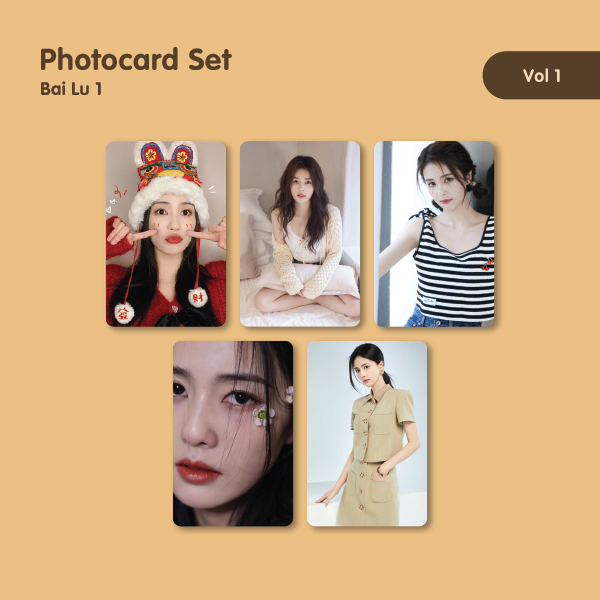 Jual Bai Lu 1 Fanmade Photocard SET | Shopee Indonesia
