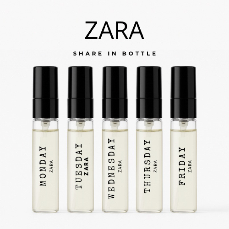 Jual decant Zara Weekly Mood - Monday Tuesday Wednesday Thursday Friday ...