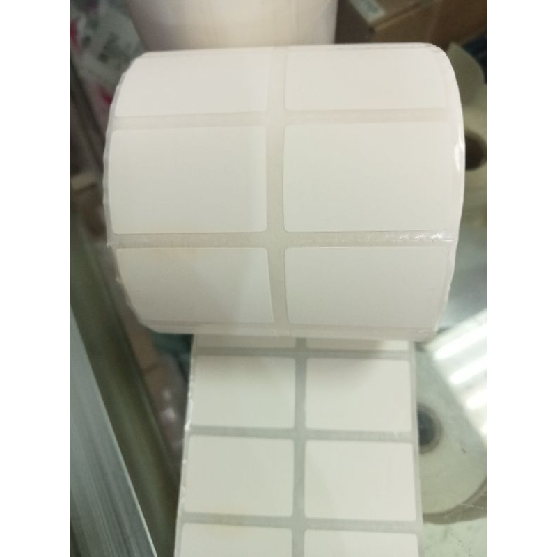 Jual STICKER THERMAL 2 Line ukuran 30mm x 20mm / 3x2CM ISI 2.000PCS ...