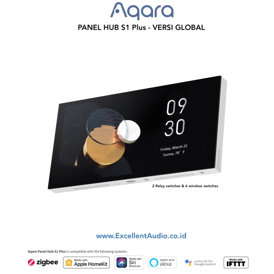 Jual Aqara Panel Hub S1 Plus versi Global saklar dinding layar sentuh ...