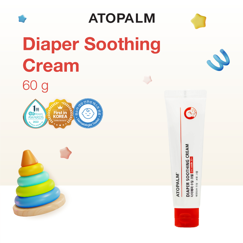 Jual ATOPALM Diaper Soothing Cream 60g - Krim Ruam Popok | Shopee Indonesia