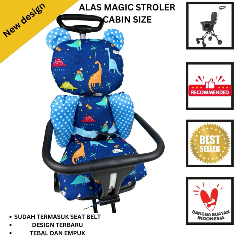 Jual alas magic stroler boy dan girl/katun micro motif/tipe universal ...