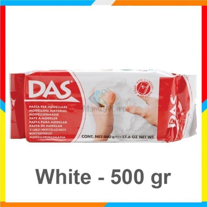 Jual Das Clay 500 gr Putih Tanah Liat Modelling Clay White Air Dry ...