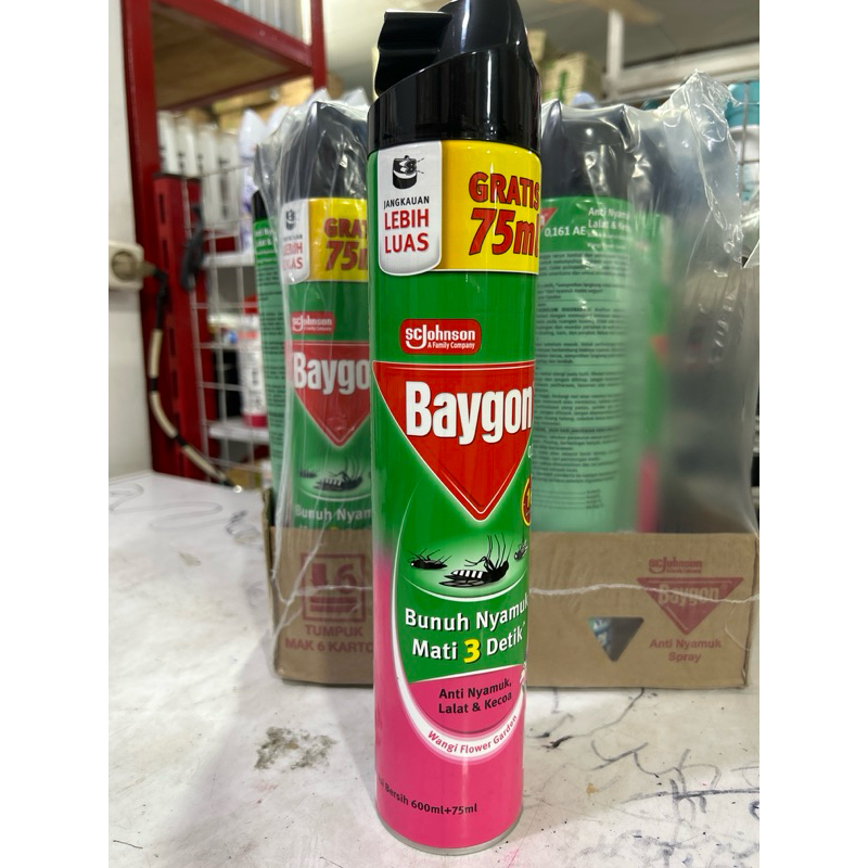 Jual Baygon Semprot pembasmi hama 600+75 ML | Shopee Indonesia