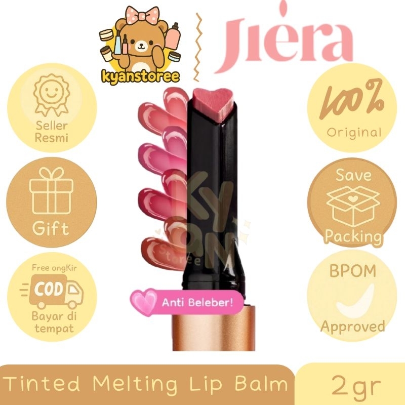 Jual JIERA TINTED MELTING LIP BALM | Shopee Indonesia
