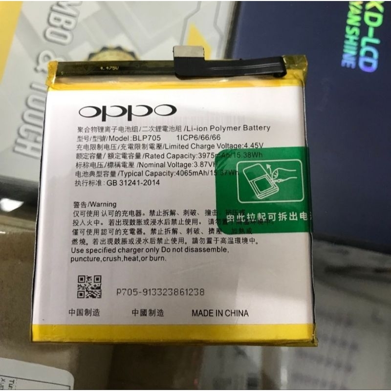 Jual Baterai Batre HP OPPO RENO 10x Zoom CPH1919 PCCM00 ORIGINAL Model Batrei Battery BLP705 BLP ...