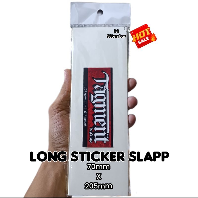 Jual Tagment Long Stiker blank Graffiti ukuran 70mm x 205mm isi per Lembar Sticker Graffiti ...