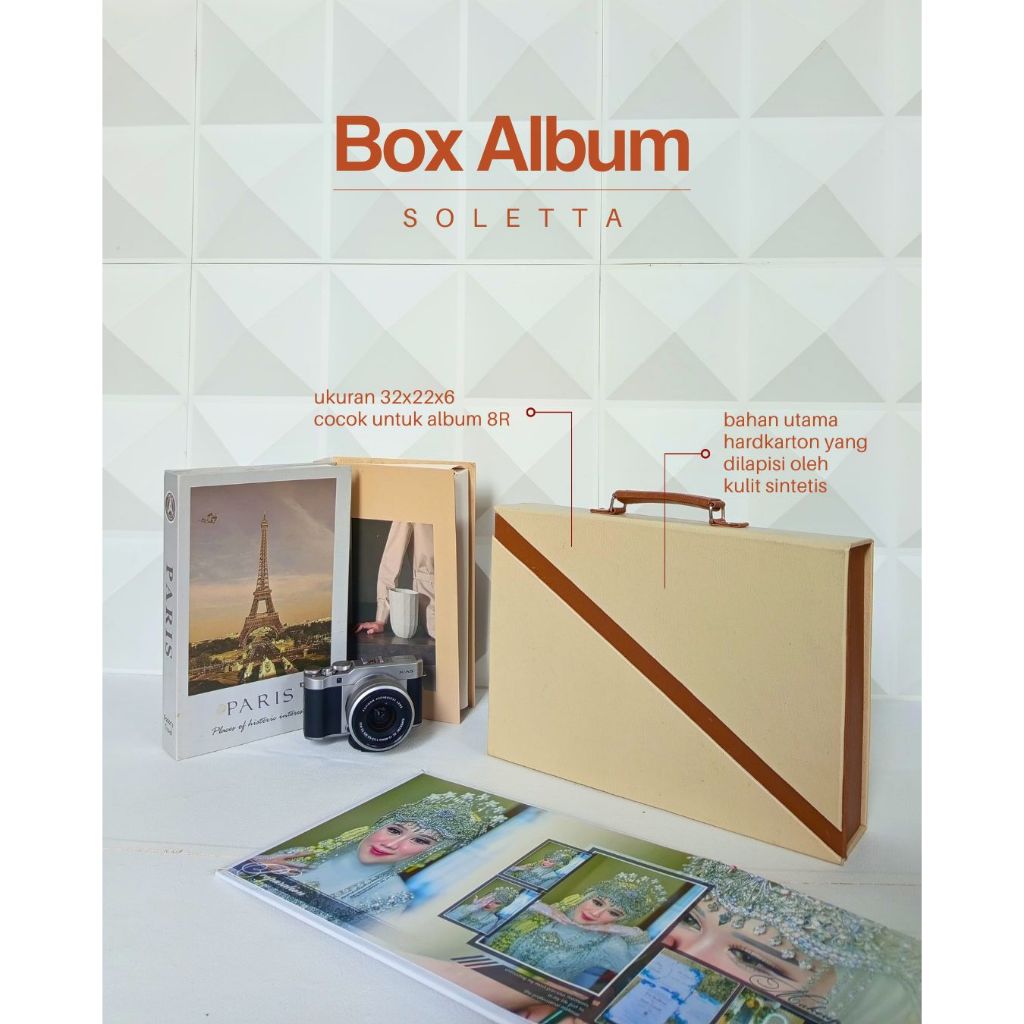 Jual Box Album Foto Wedding | Tas Album Foto Custom | Box Tempat ...