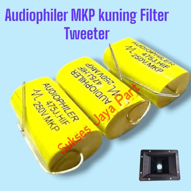 Jual Kapasitor Audiophiler MKP Kuning Filter Driver Tweeter 250v | Shopee Indonesia