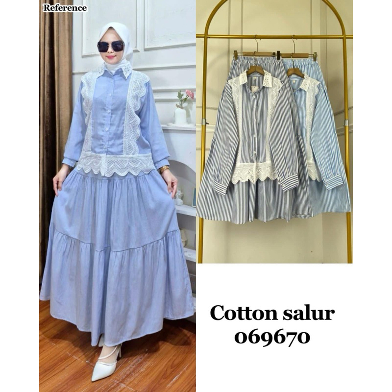 Jual SYFBELL ONE SET ROK - Set Rok katun premium renda | Shopee Indonesia