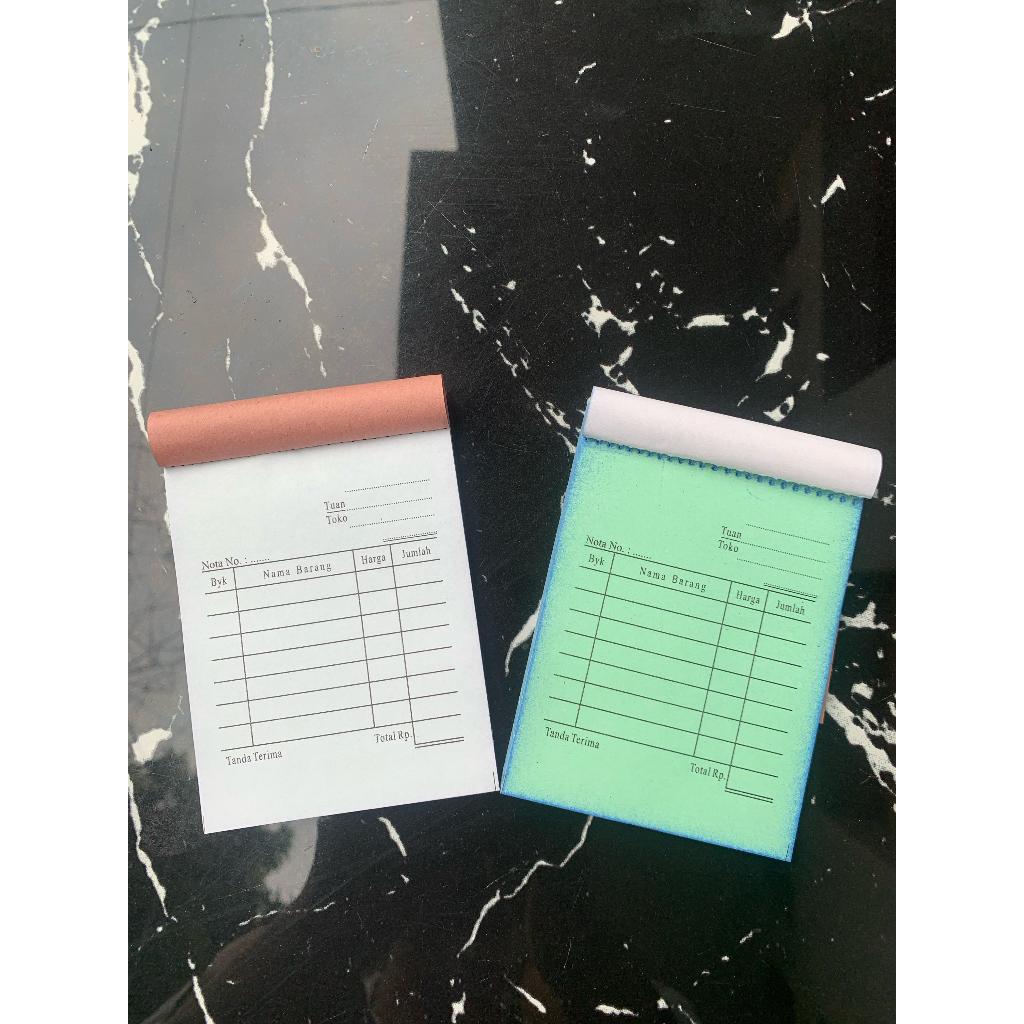 Jual NOTA KONTAN MINI, NOTA 2 PLY, UKURAN 1/8 FOLIO | Shopee Indonesia