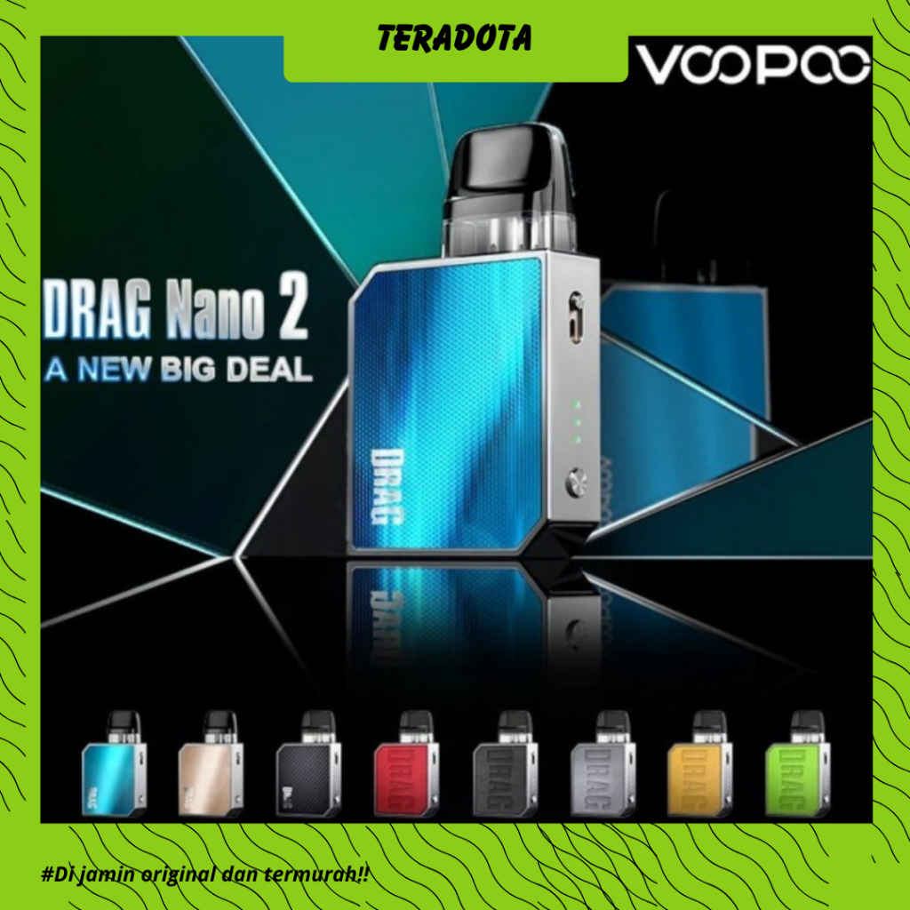 Jual DEVICE DRAG NANO 2 POD KIT 800MAH 100% AUTHENTIC BY VOOPOO DRAG ...