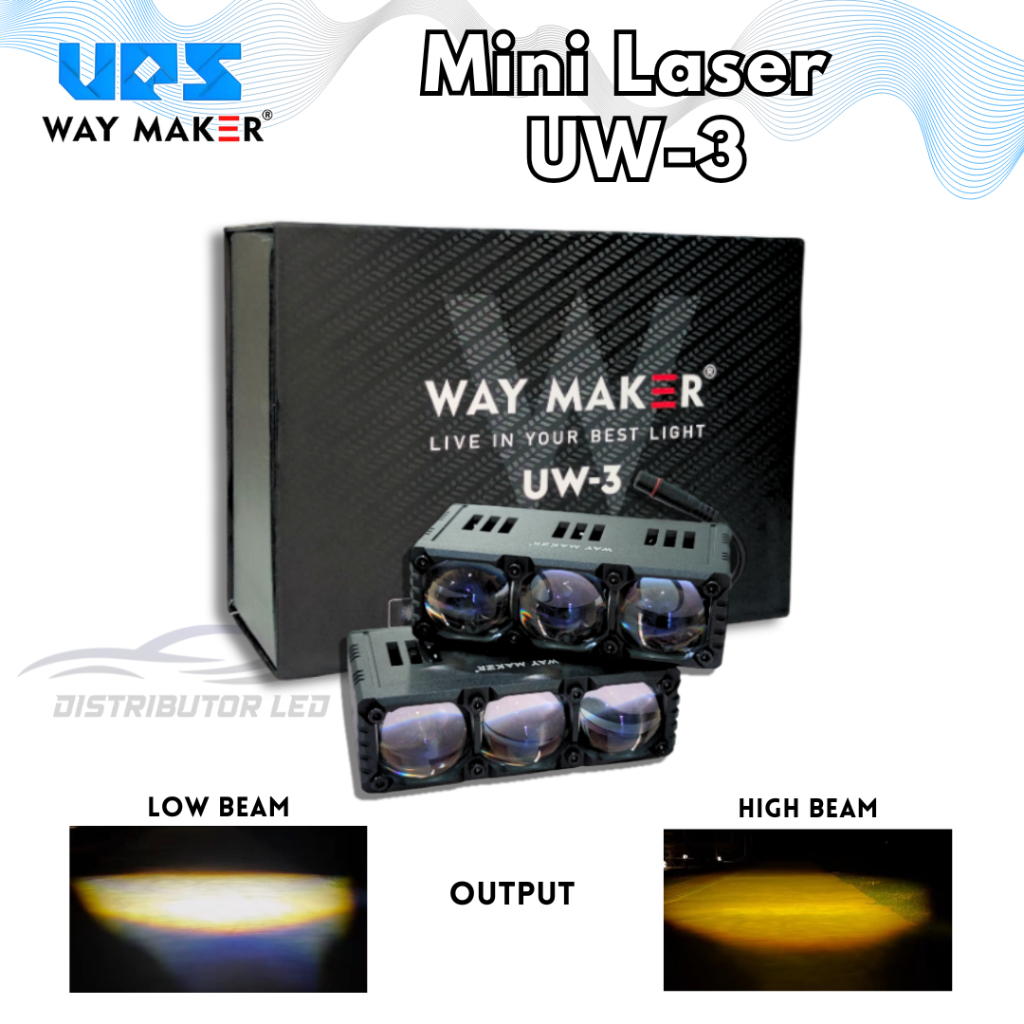 Jual Mini Laser UPS Way Maker 3 Mata UW3 Militay Grade 150 Watt Merk ...