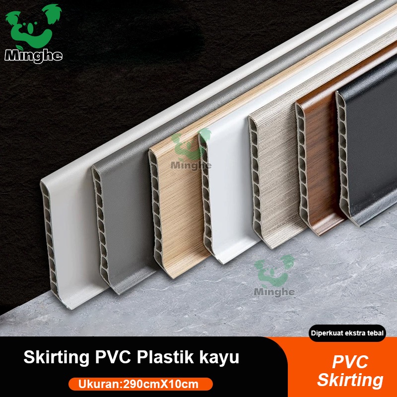 Jual List Lantai PVC / Plastik Plint Lantai Skirting Dinding Anti Rayap ...