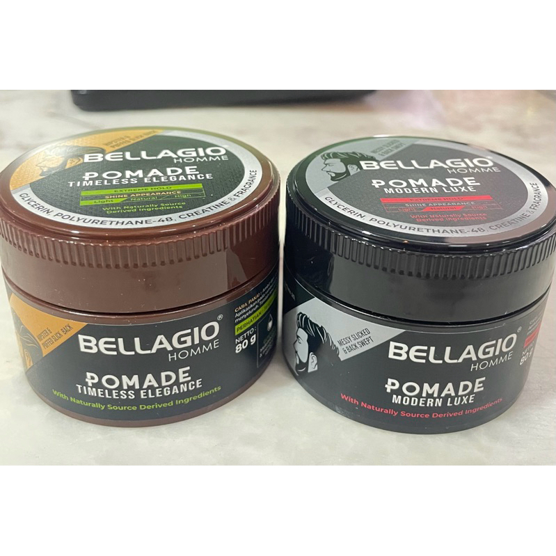 Jual Pomade Bellagio 80gr m || Pomed belagio modern luxe || belagio ...