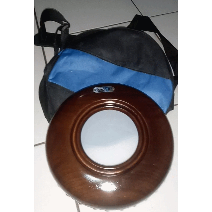 Jual keplak / keprak mika bentuk donat + tas (untuk hadroh, qasidah ...