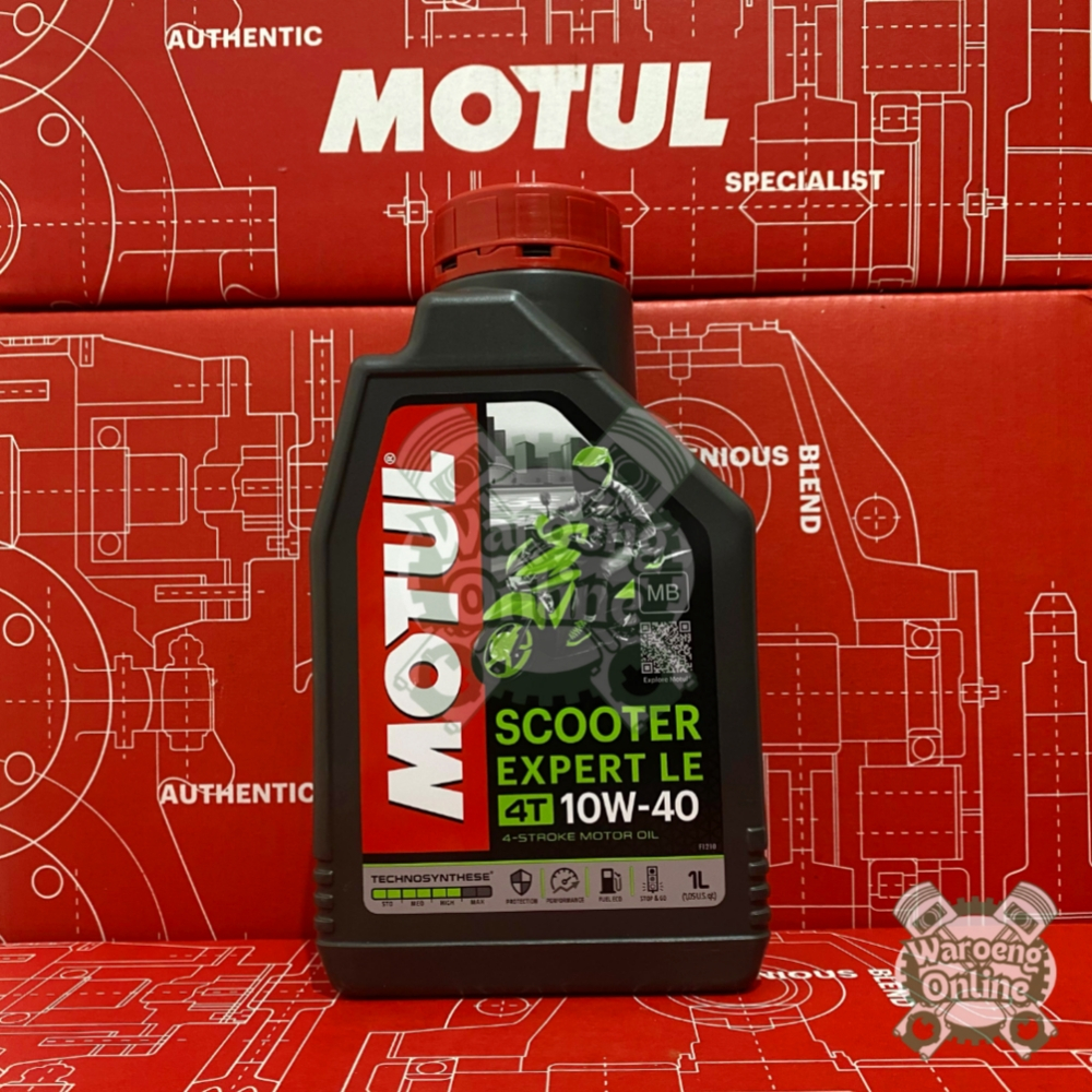 Jual MOTUL SCOOTER EXPERT LE 10W30 & 10W40 TECHNOSYNTHESE 0.8L & 1L OLI ...