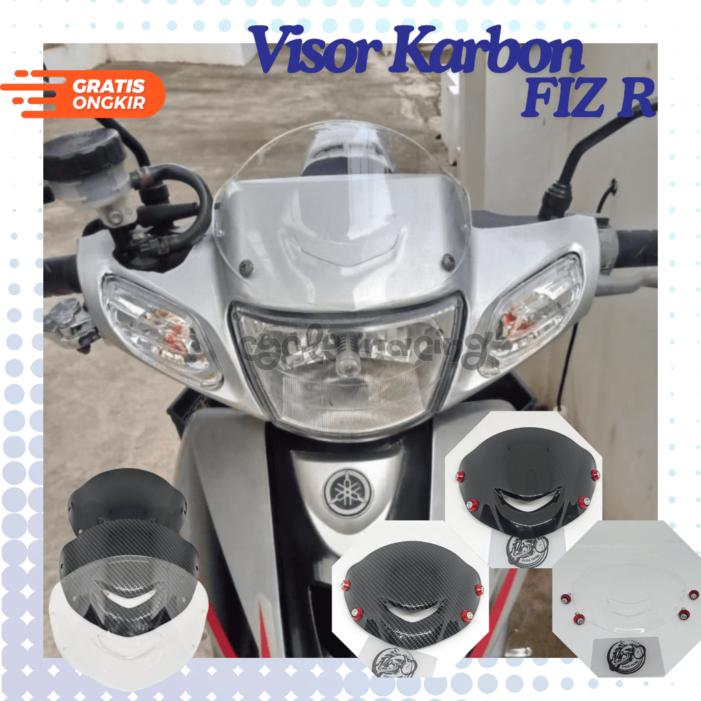 Jual VISOR 125 Z 125 ZR FIZ R SATRIA HIU JUPITER Z1 BAHAN FULL AKRILIK ...