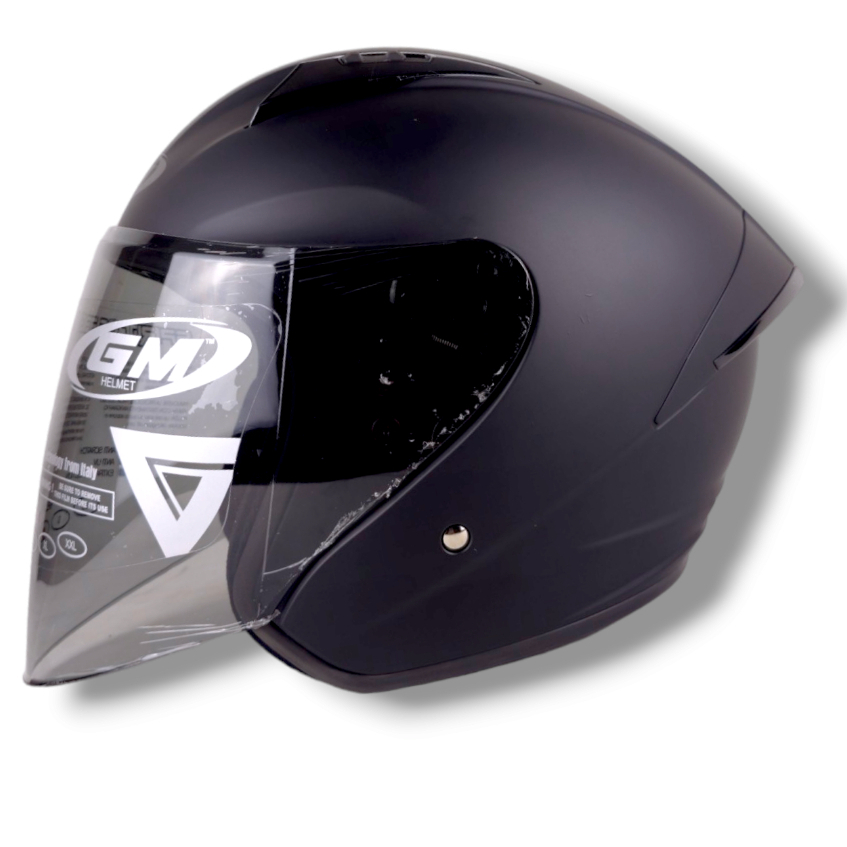 Jual HELM GM G1 SOLID ALL VARIANT / HELM HALF FACE | Shopee Indonesia