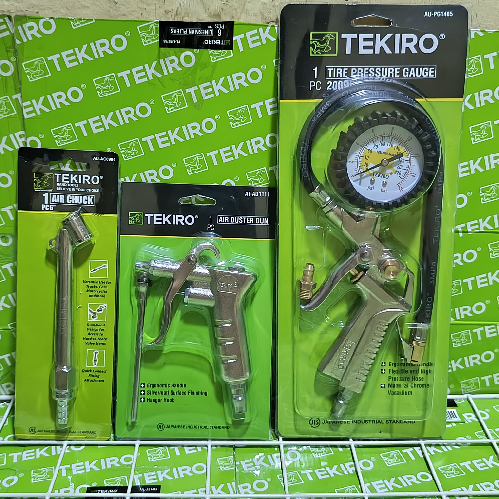 Jual Paket lengkap 3 set / Kepala Isi Angin 6" - Air Chuck 6 Inch + Air Duster Gun tekiro ...