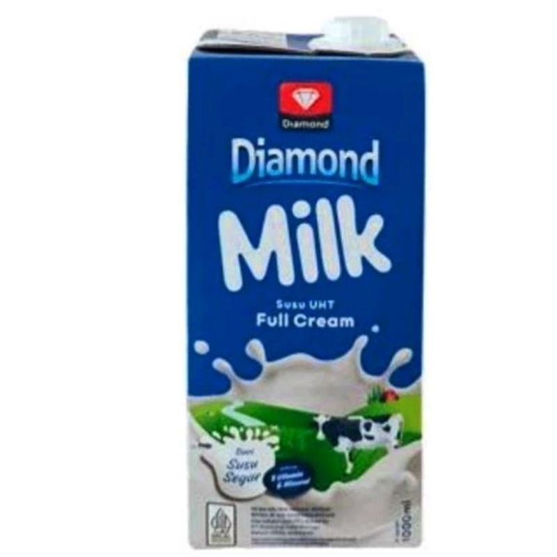 Jual Diamond Milk Full Cream UHT 1 Liter – Susu Segar, Creamy & Kaya Nutrisi | Halal | Shopee ...