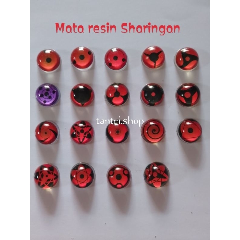 Jual MATA SHARINGAN - MATA RESIN - Mata anime - Mata Naruto - Mata ...