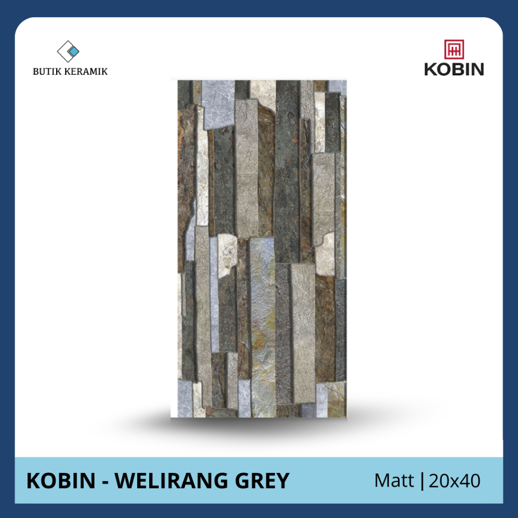 Jual Keramik 20x40 Matt | Kobin | Welirang Series | Matt | Grade A / KW ...