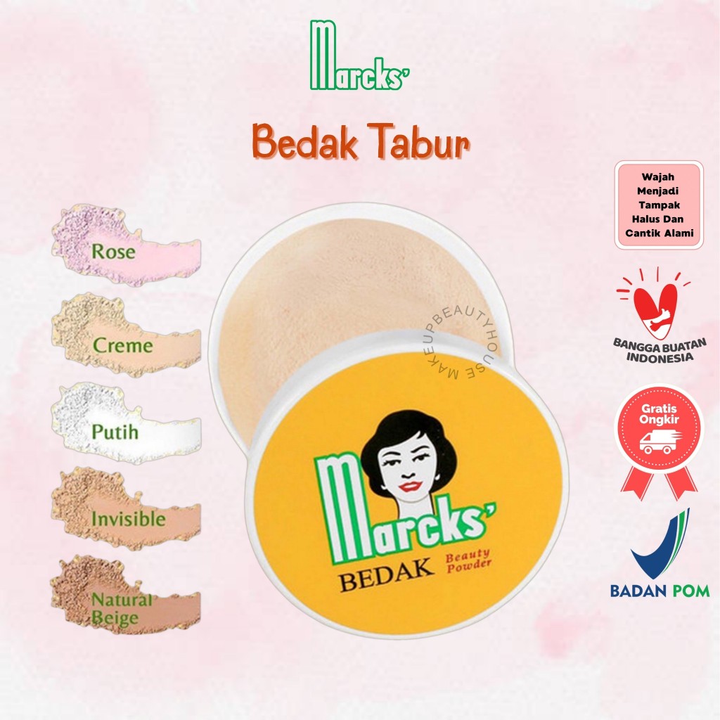 Jual MARCK'S Marcks Bedak Beauty Powder Classic 40gr | Shopee Indonesia