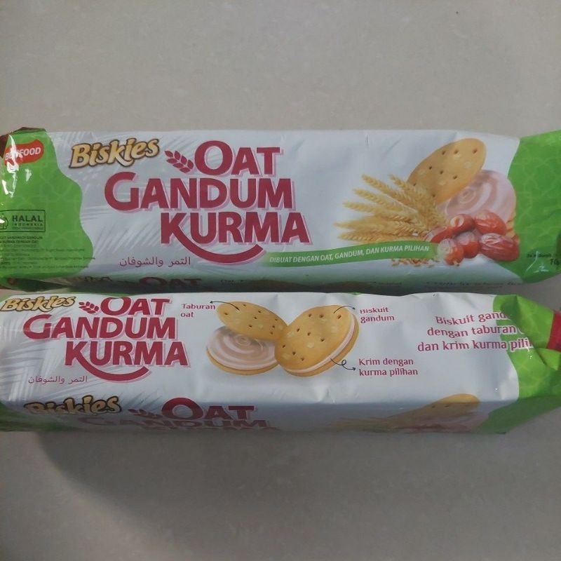 Jual Biskies Oat Gandum Kurma Benfood 108 Gram | Shopee Indonesia