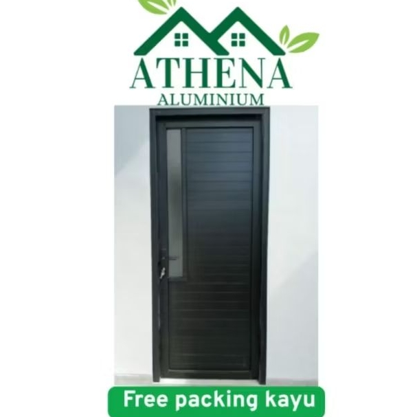 Jual Kusen+pintu aluminium, daun pintu spandrel, ukT200xL80, free ...
