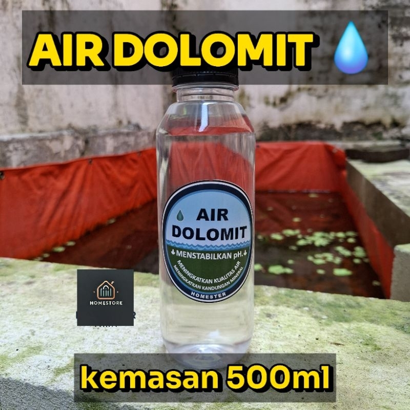 Jual Air Dolomit Penstabil pH air kolam dan aquarium untuk Ikan, Udang ...