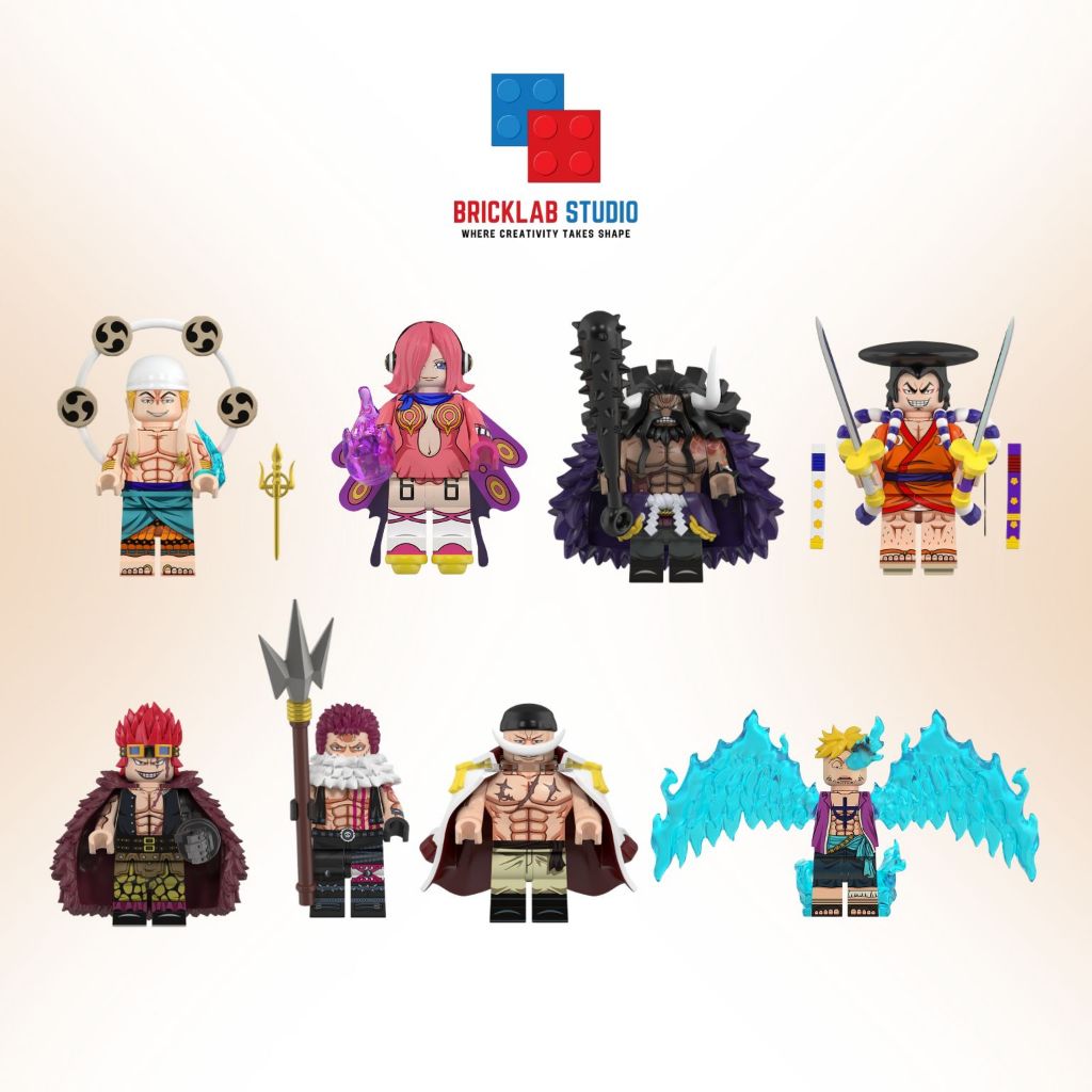 Jual Minifigure dan Gantungan Kunci Action One Piece Kaido, Kozuki Oden ...
