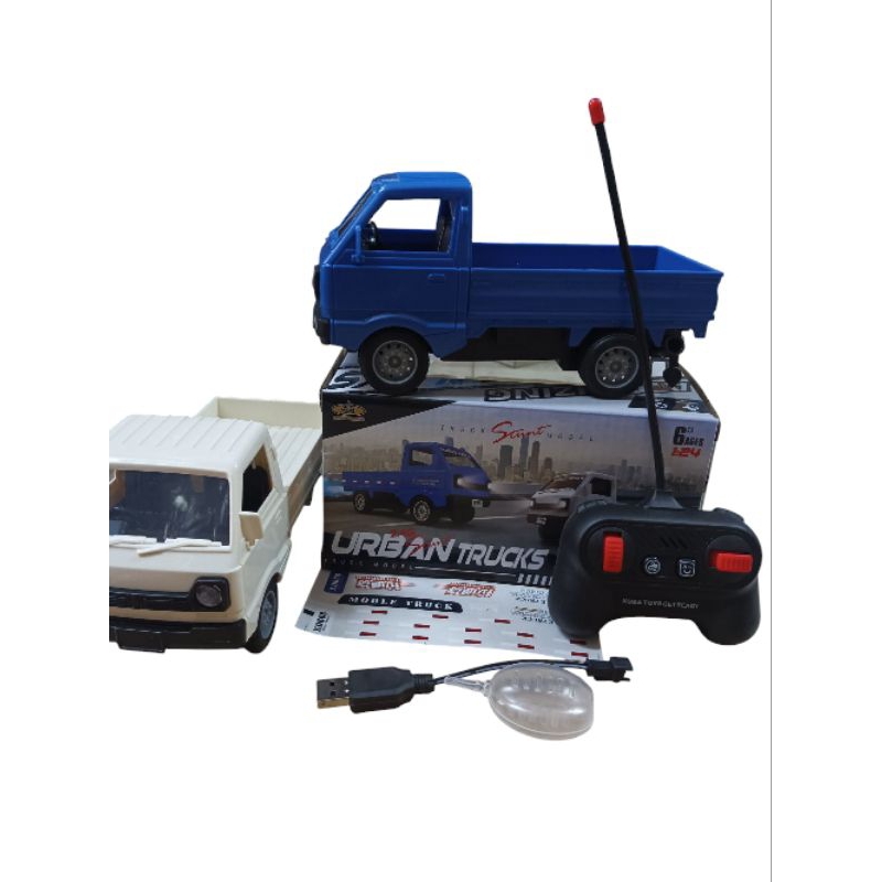 Jual Mainan Mobil Remot Pickup/Bak Keluar Asap Mobil Angkut Barang ...