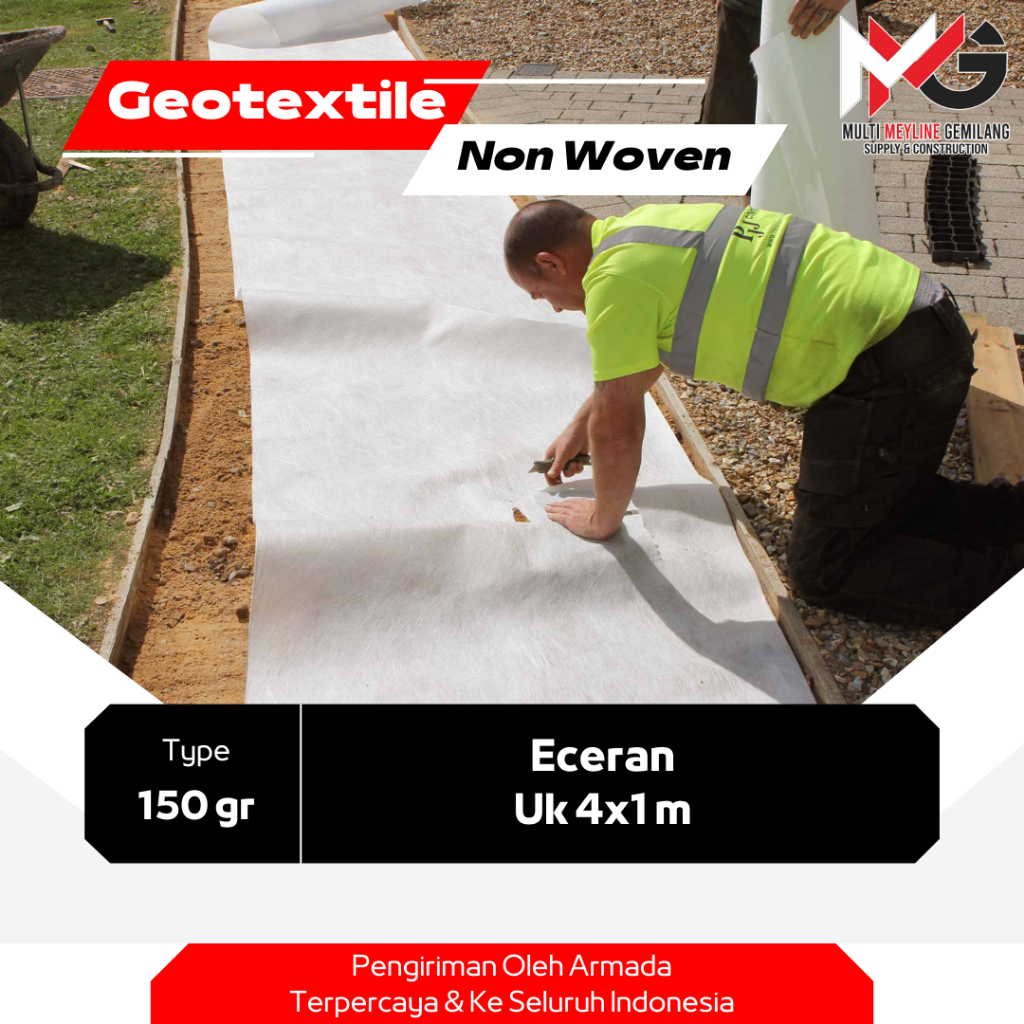 Jual Geotextile 150 Eceran 4x1m untuk Resapan | Kain Geotextile Terbaik ...