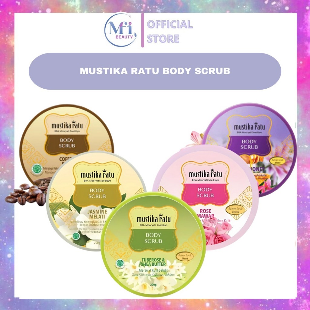 Jual MFI - Mustika Ratu Body Scrub Series | Netto 200gr | Zaitun ...
