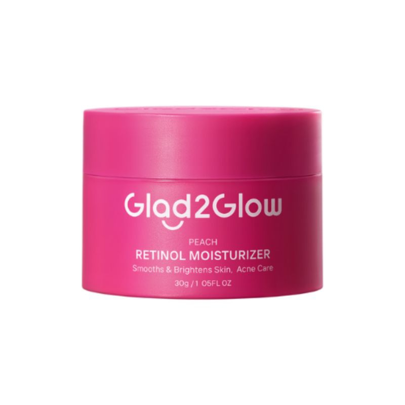 Jual Glad2Glow Peach Retinol Moiturizer With Retinol & HPR Anti Aging ...