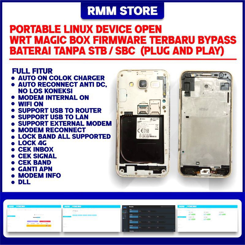 Jual Modem HP Openwrt Samsung J500g Tanpa Bfm Cfm & Stb | Shopee Indonesia