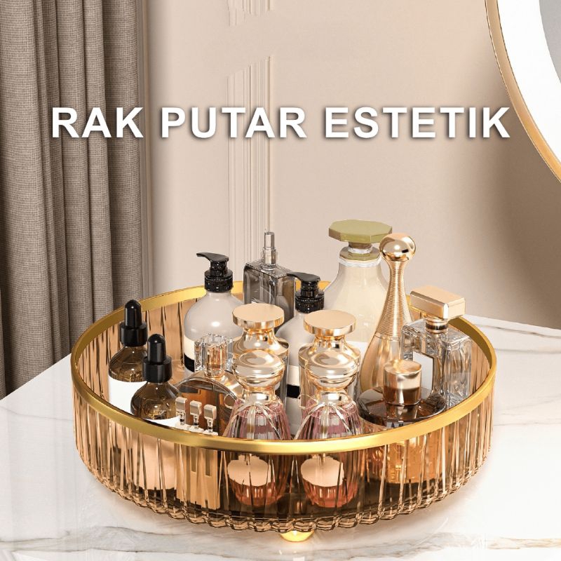 Jual Rak Putar Aesthetic Gold Serbaguna | Shopee Indonesia