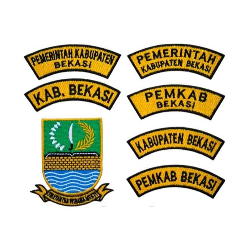 Jual Bordir Atribut ASN PNS Logo Lokasi Kabupaten Bekasi | Shopee Indonesia