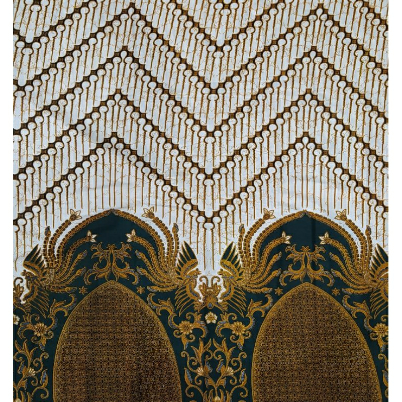 Jual KAIN BATIK PREMIUM 2 METER / BATIK HITAM COKLAT SIMPEL / BATIK ...