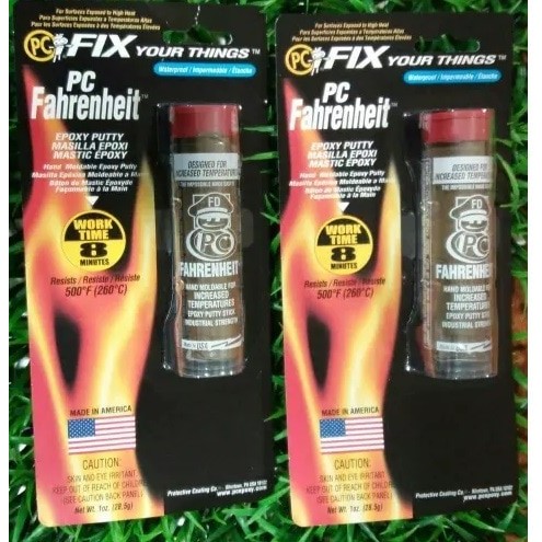 Jual Original PC Fahrenheit Epoxy Putty Lem Porting Tahan Panas Epoxy ...