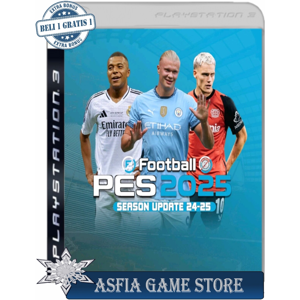 Jual Efootball PES 2025 DVD Kaset Game PS3 PKG CFW HEN MULTIMAN / Kaset ...