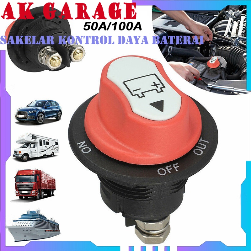 Jual Saklar Switch Isolator Saklar Pemutus Baterai Aki Mobil 12v-32v ...
