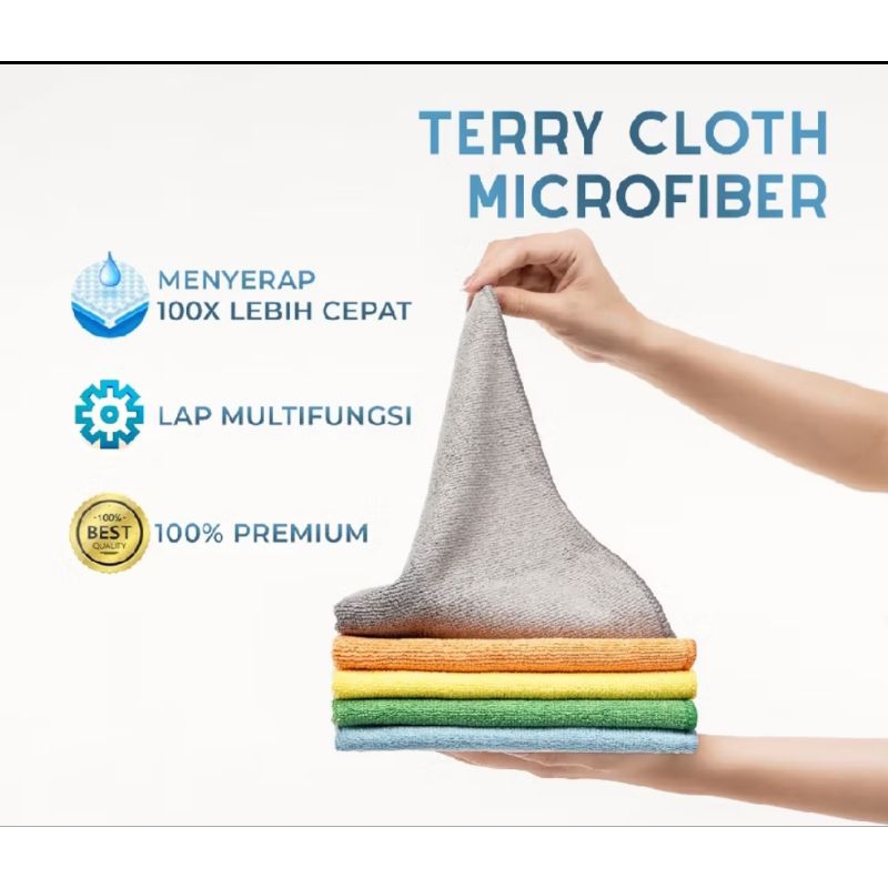 Jual KAIN LAP PIRING ANTI MINYAK TEBAL / KAIN LAP MICROFIBER DAPUR LAP ...