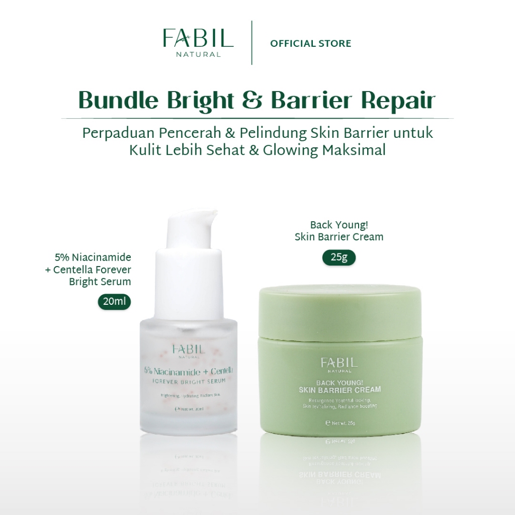 Jual [2 pcs] Fabil 5% Niacinamide Centella Forever Bright Serum + Back ...